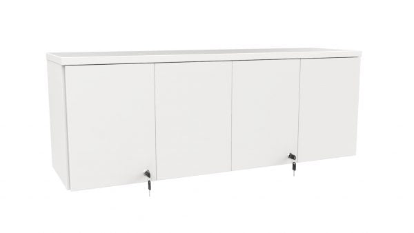 Wall-Mount Hutch Overhead Storage